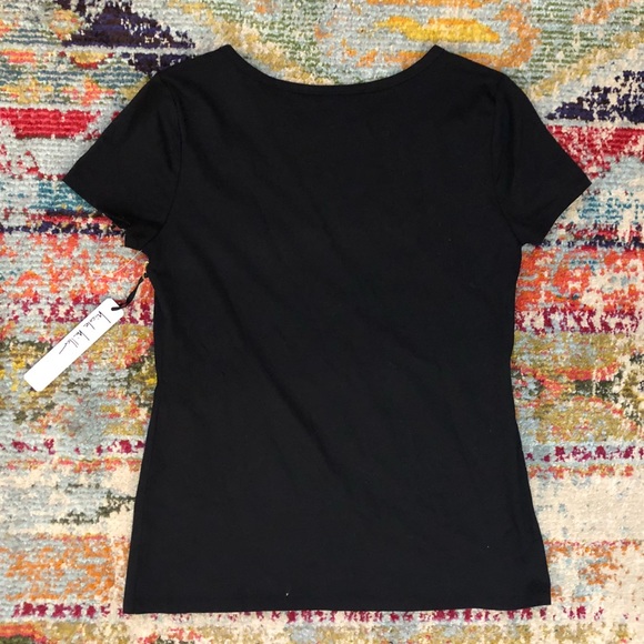 Nicole Miller | Tops | Nwt Nicole Miller Logo Tshirt | Poshmark